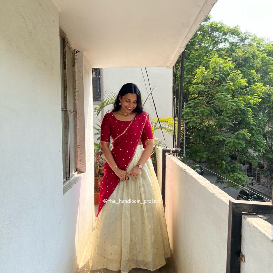 Red - ivory – The Handloom Project