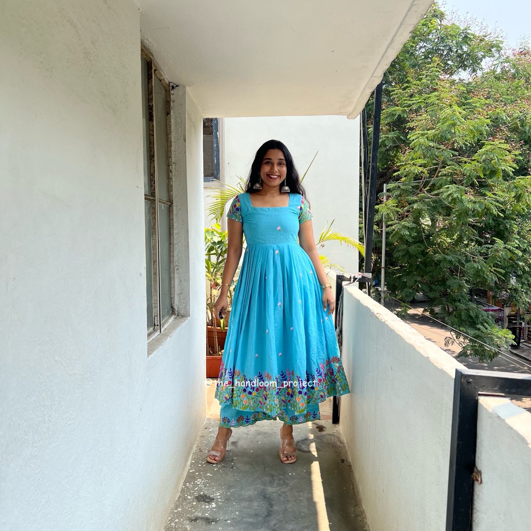 Blue - bloomish – The Handloom Project