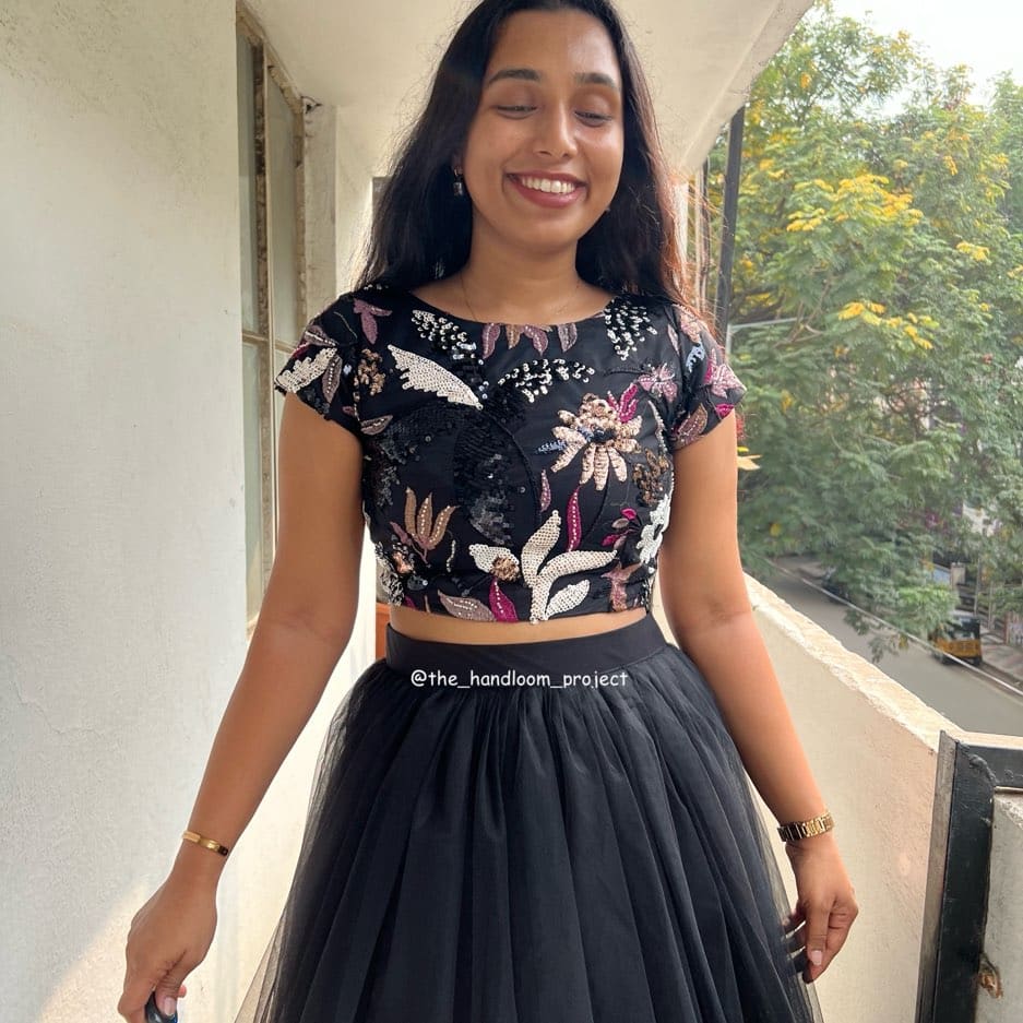 Black sequins – The Handloom Project