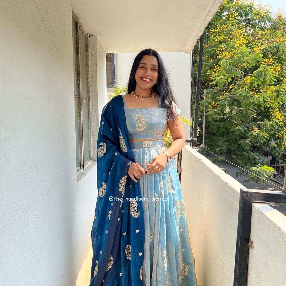 Light Blue Celestia – The Handloom Project