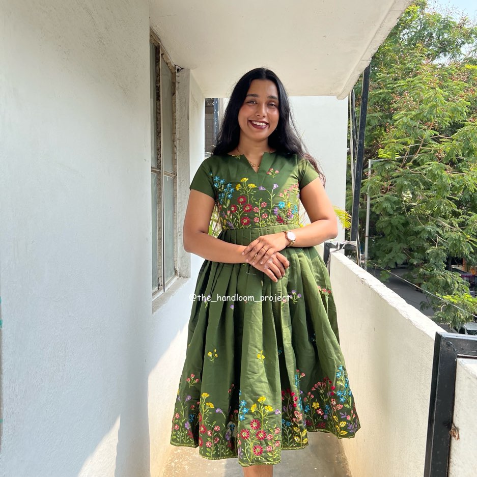 Green - bloom – The Handloom Project