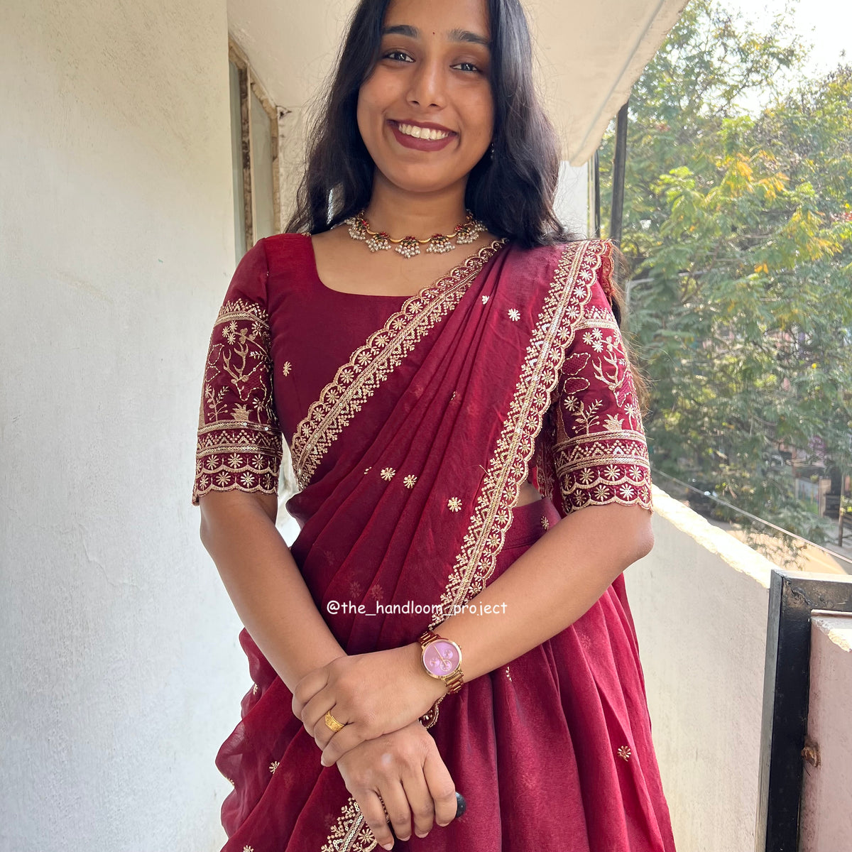 Maroon - heritage – The Handloom Project
