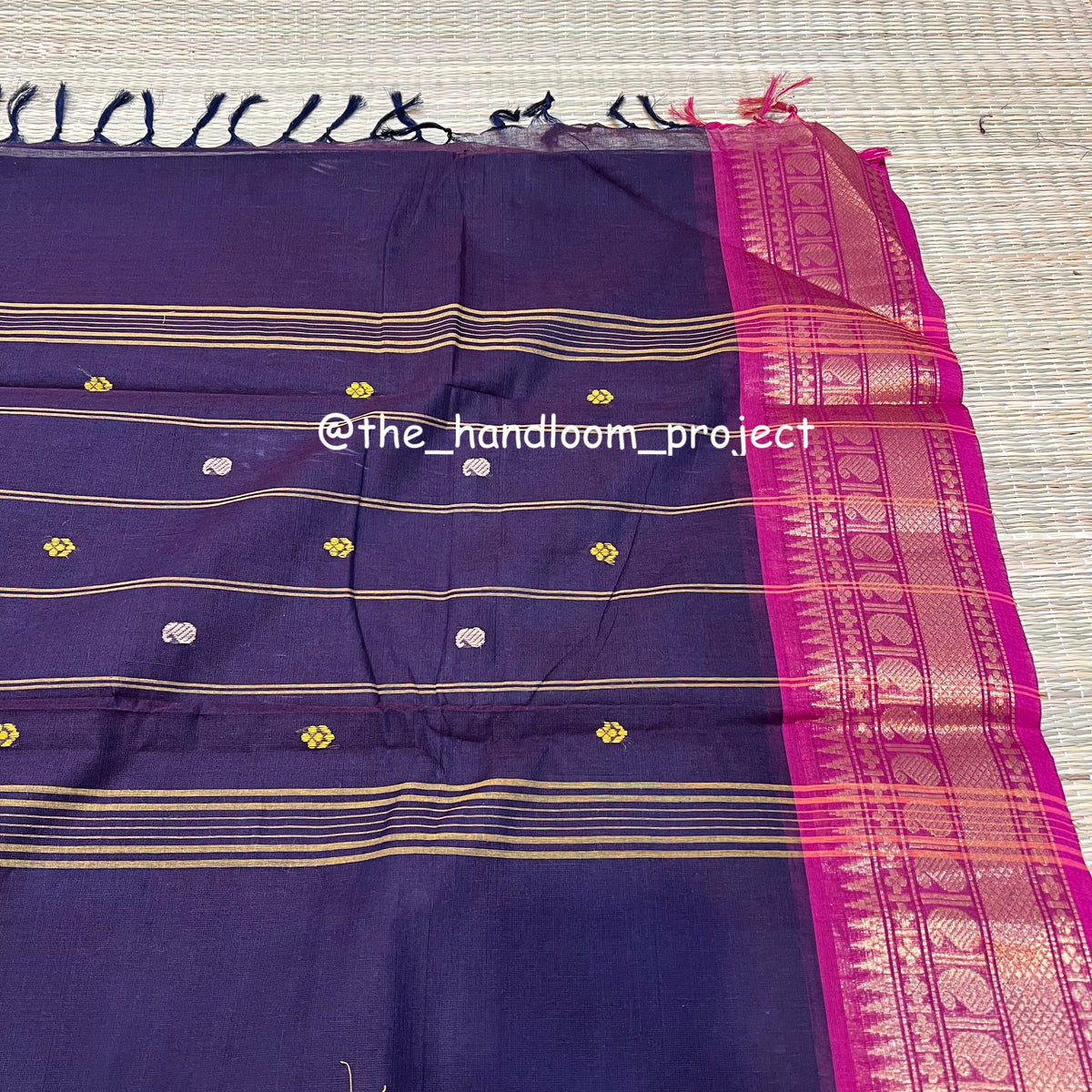 Blue butta kanchi – The Handloom Project
